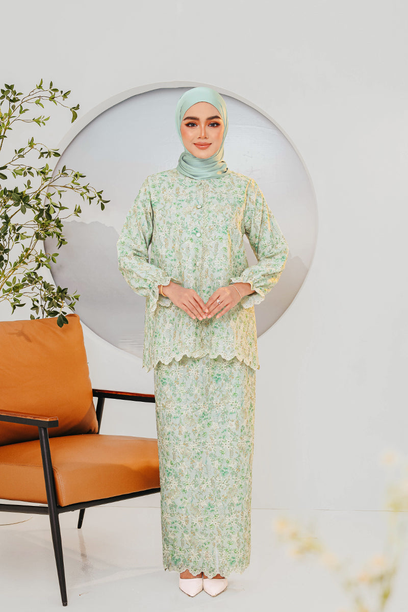 KAPAS SENJA 02 - Sage Green – ANIES IMAN EMPIRE